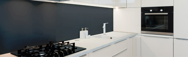 Grey Glass Splashback | Anthracite & Squirrel Grey Splashbacks