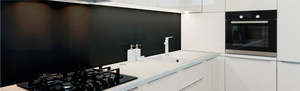 Black Glass Splashback | Black Splashbacks