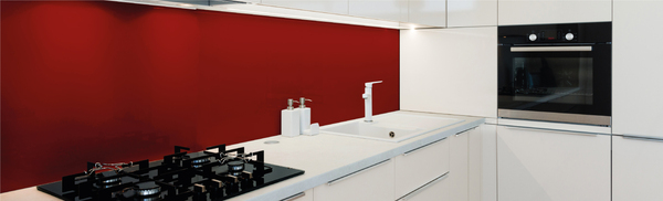 Red Glass Splashback | Red Splashbacks