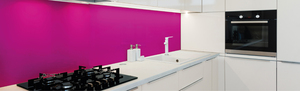 Pink Glass Splashback | Pink Splashbacks