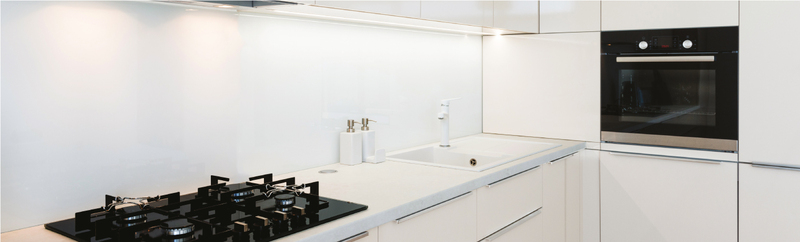 White Glass Splashback | White Splashbacks