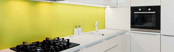 Yellow Glass Splashback | Yellow Splashbacks