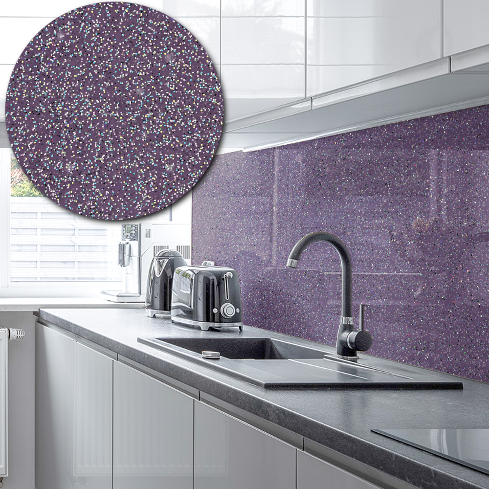 Next Day Delivery | Sparkle Acrylic Splashback | From £24.99