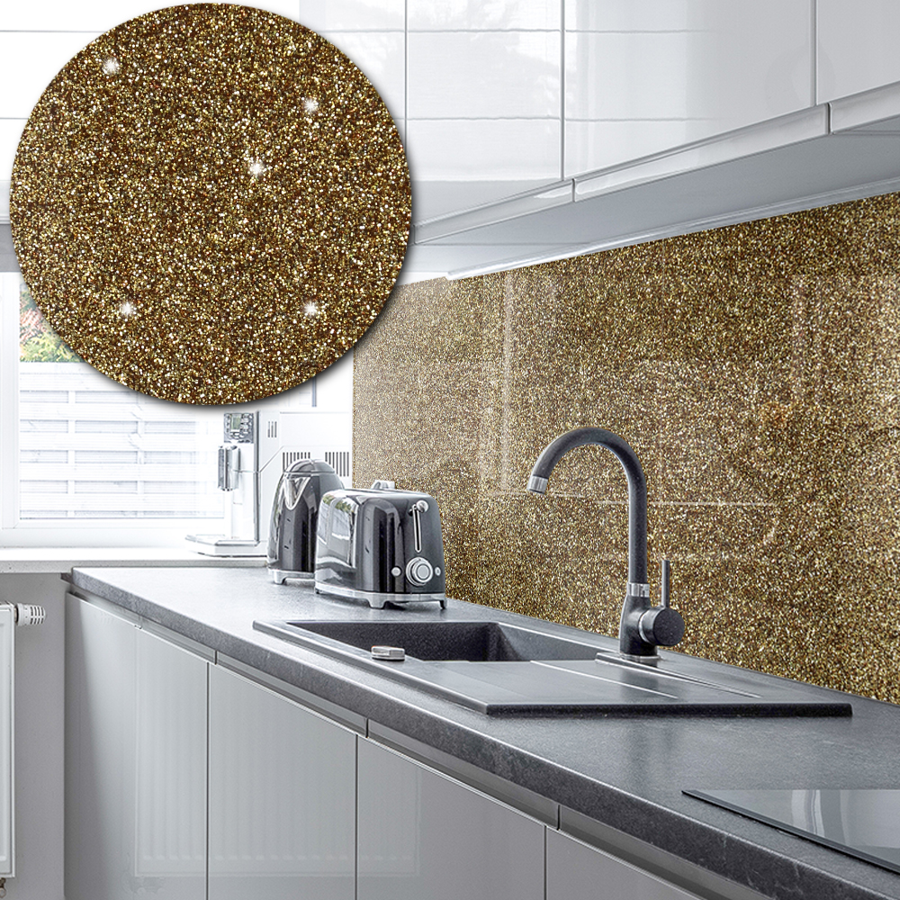 Next Day Delivery | Acrylic Splashback Glitter | From £24.99