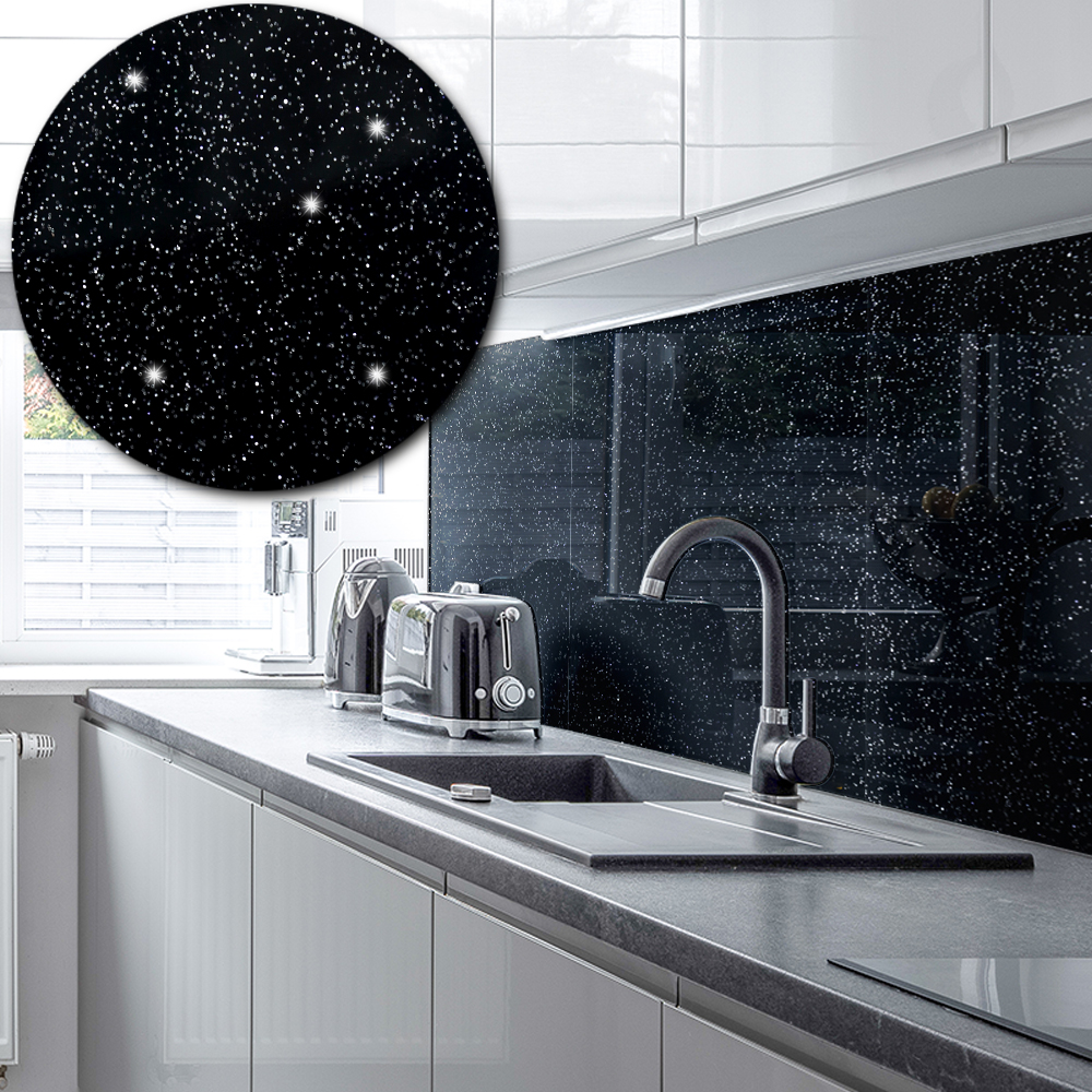 Next Day Delivery | Acrylic Splashback Glitter | From £24.99