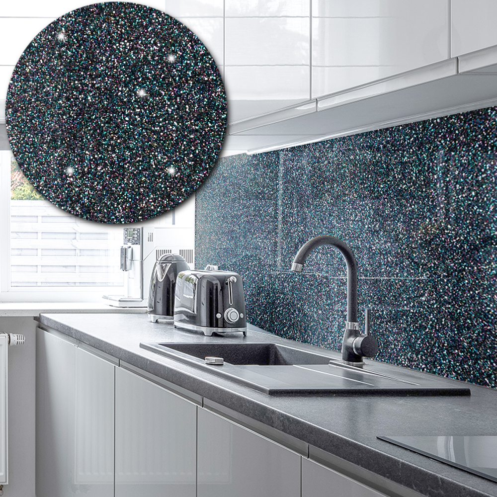 Next Day Delivery | Acrylic Splashback Glitter | From £24.99