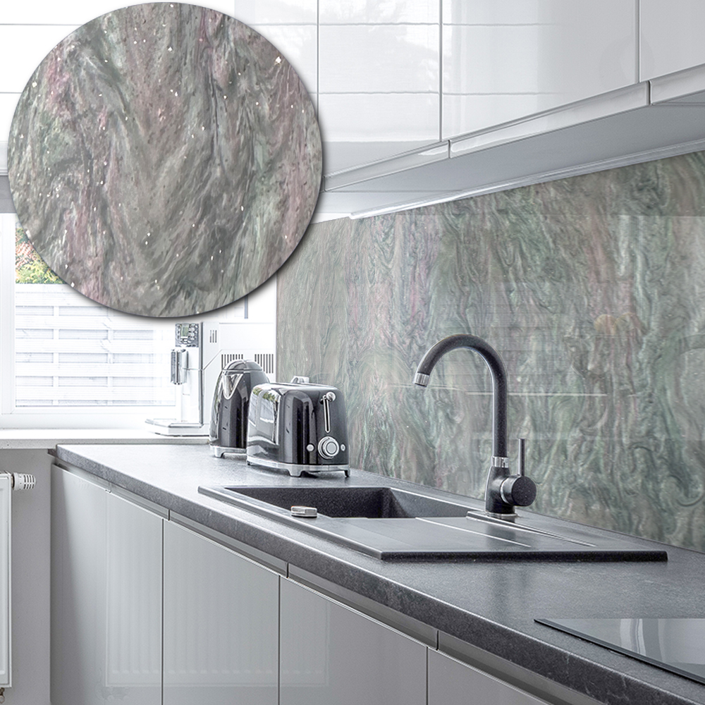 Next Day Delivery | Acrylic Marble Splashback | From £24.99